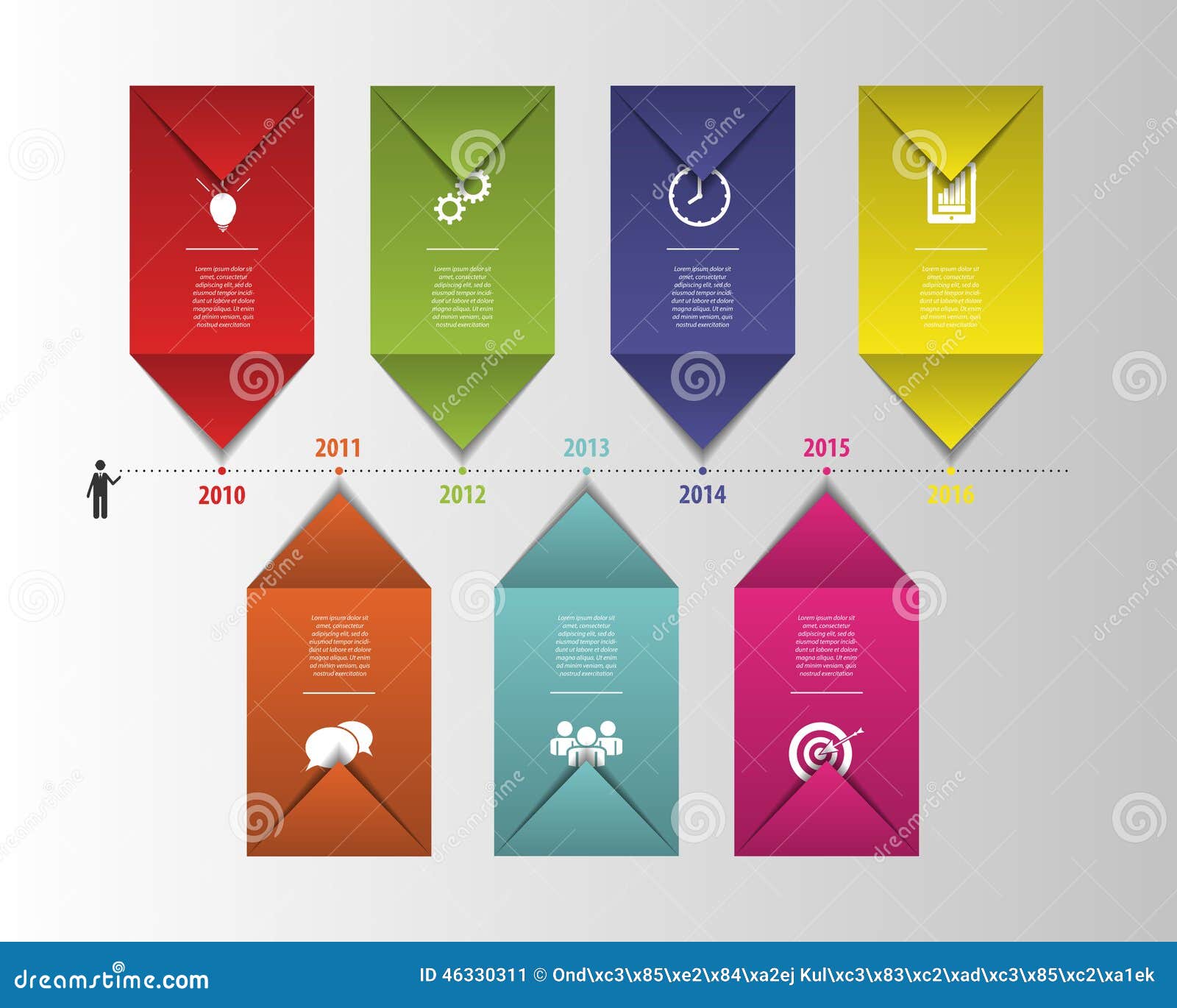 Flat Colorful Abstract Timeline Infographics. Vector Stock Vector ... Flat Colorful Abstract Timeline Infographics. Vector Stock Vector ...