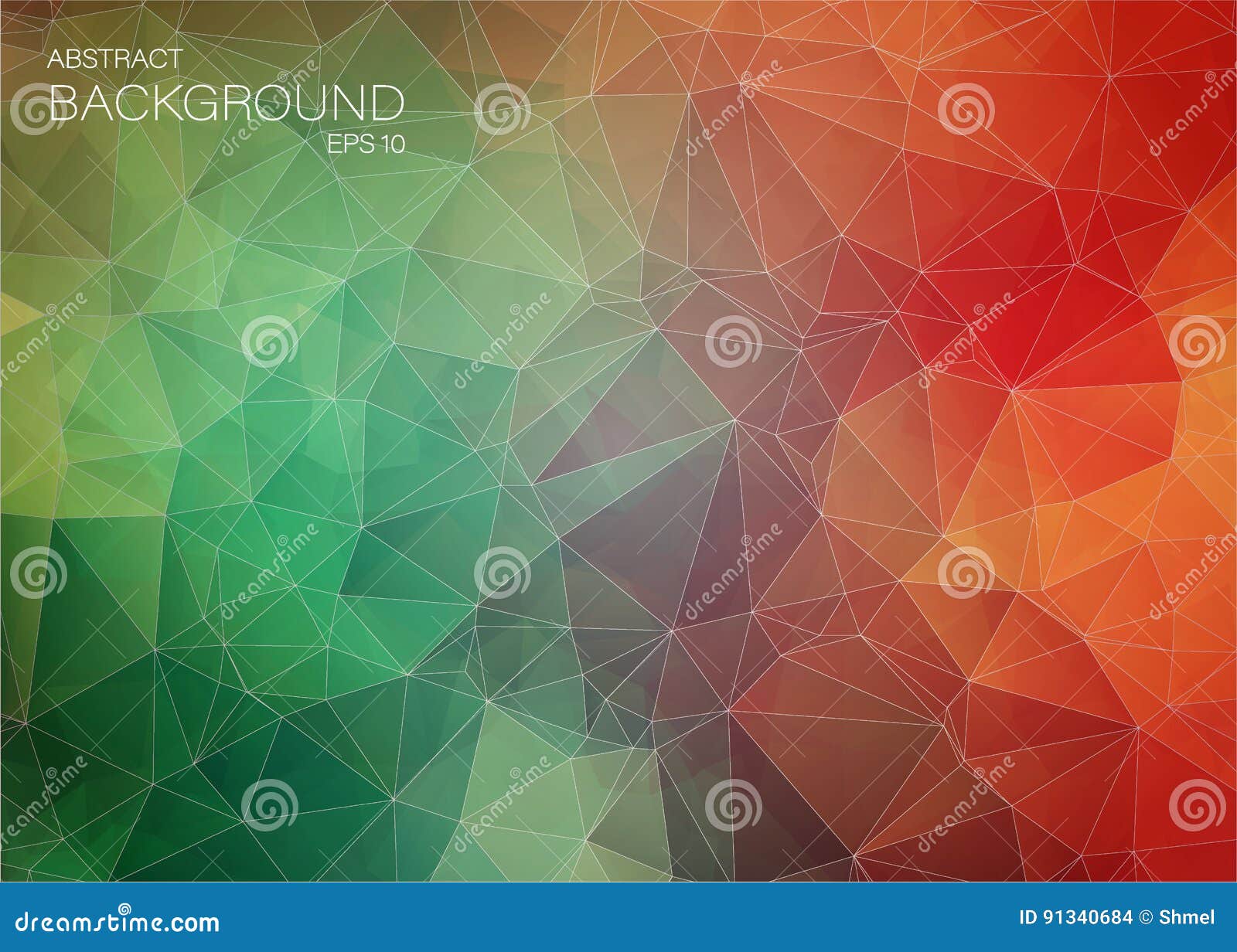 Flat Colorful Abstract Trianglify Background Stock Vector - Illustration of backdrop, light ...