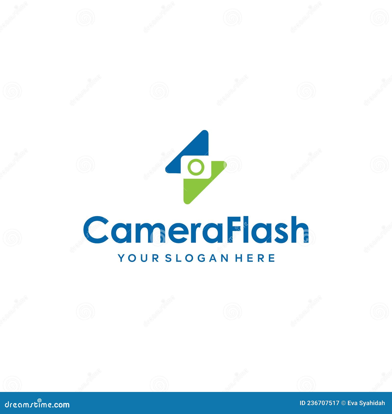 Flat Colorful CAMERA FLASH Logo Design Stock Vector - Illustration of ...