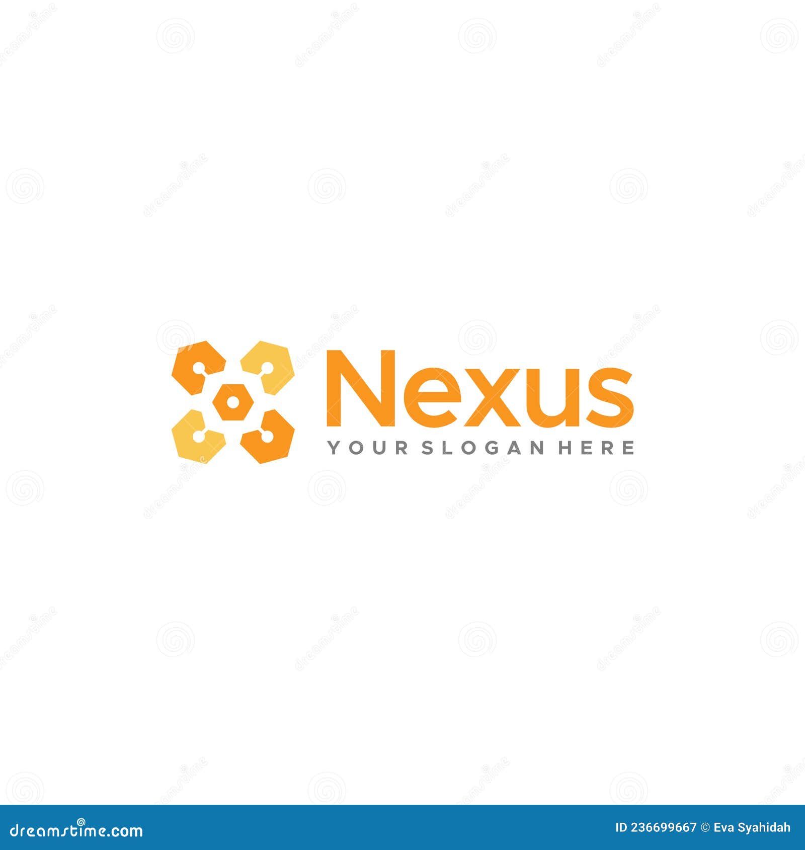 Flat Colorful Nexus Circuit Tech Logo Design Stock Vector ...