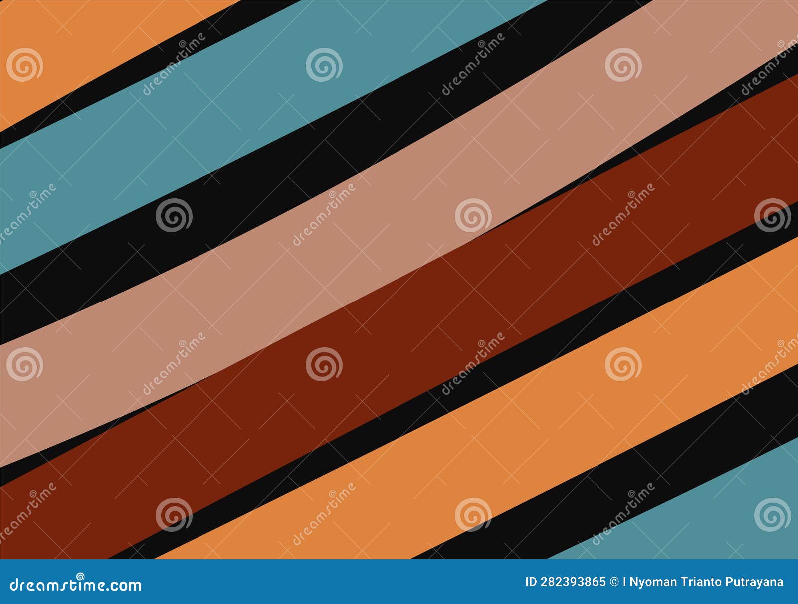 Flat Colorful Stripes Background. Stock Vector - Illustration of poster ...