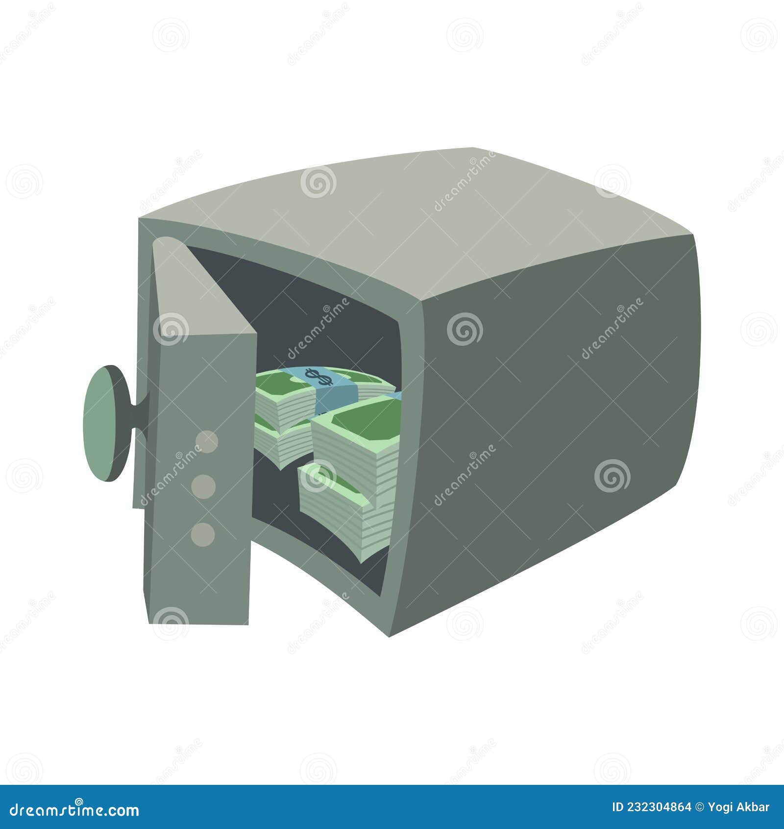 Flat Concept Safe Icon. Safe Icon Vector. Safe Illustration Stock ...