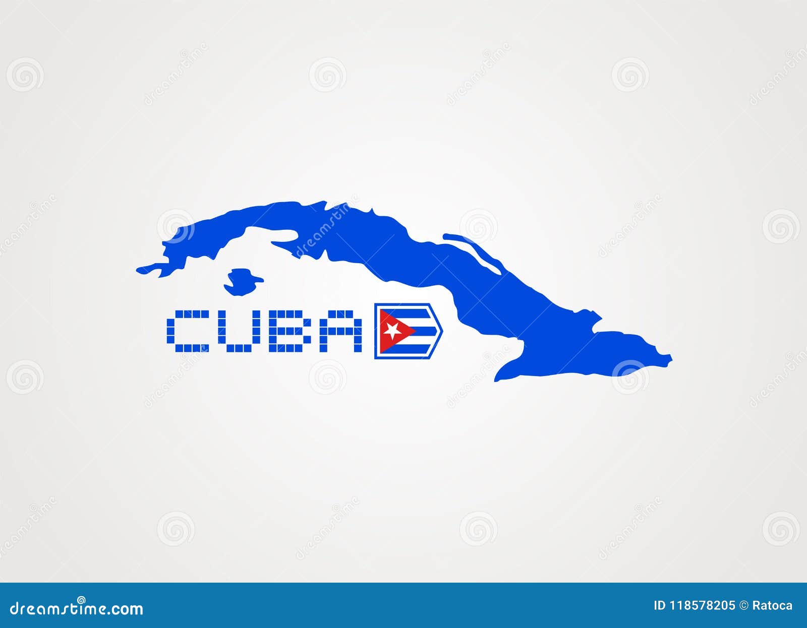 Cuba Map Icon Vector Trendy | CartoonDealer.com #177783943