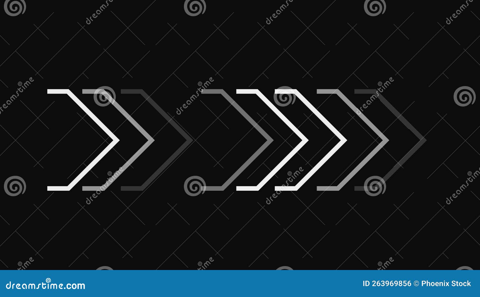 Flat 2d Animation Arrow Transition Background. Anime Style Arrow ...