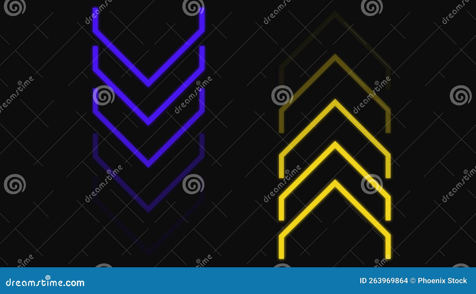 Flat 2d Animation Arrow Transition Background. Anime Style Arrow ...