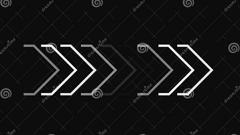 Flat 2d Animation Arrow Transition Background. Anime Style Arrow ...