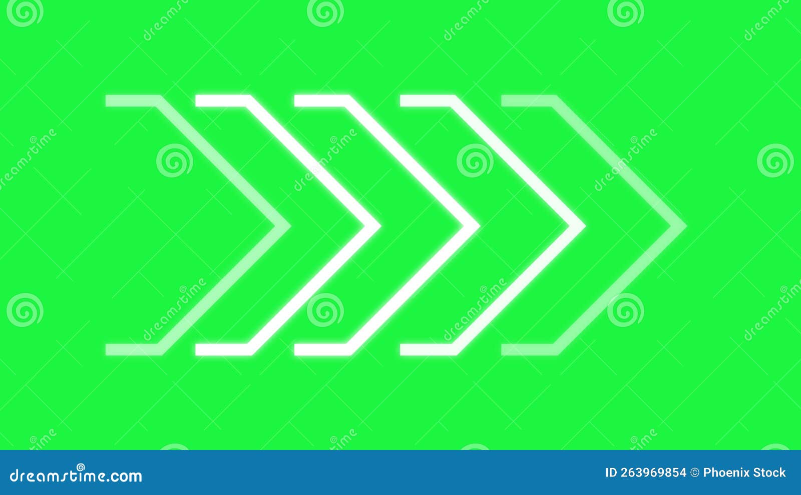 Greenscreen Background With White Tracking Cross Marks. Chromakey ...