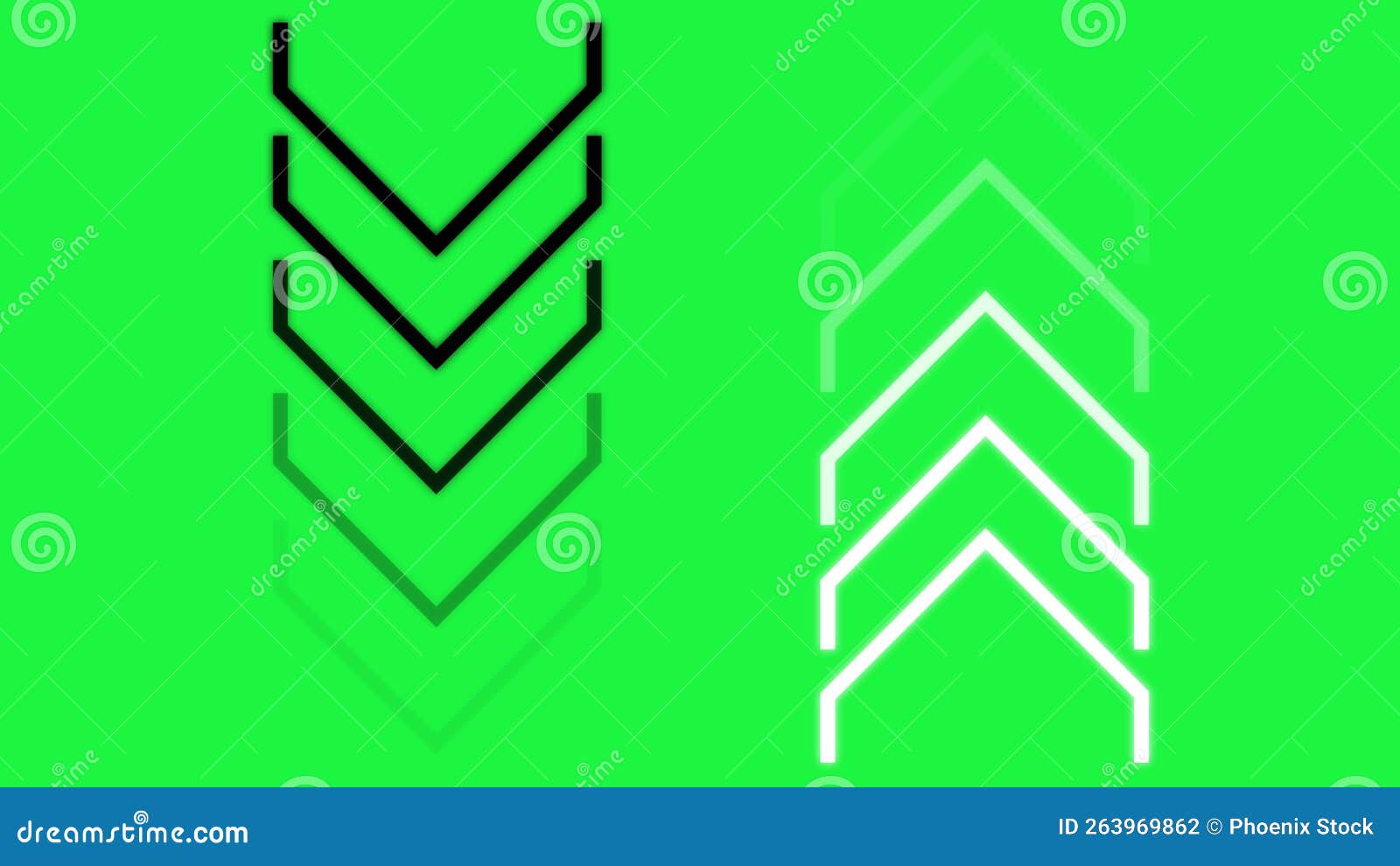 Greenscreen Background With White Tracking Cross Marks. Chromakey ...