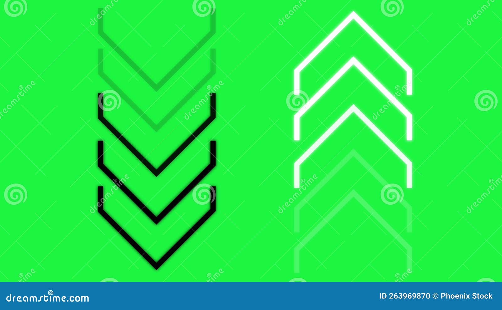 Greenscreen Background With White Tracking Cross Marks. Chromakey ...