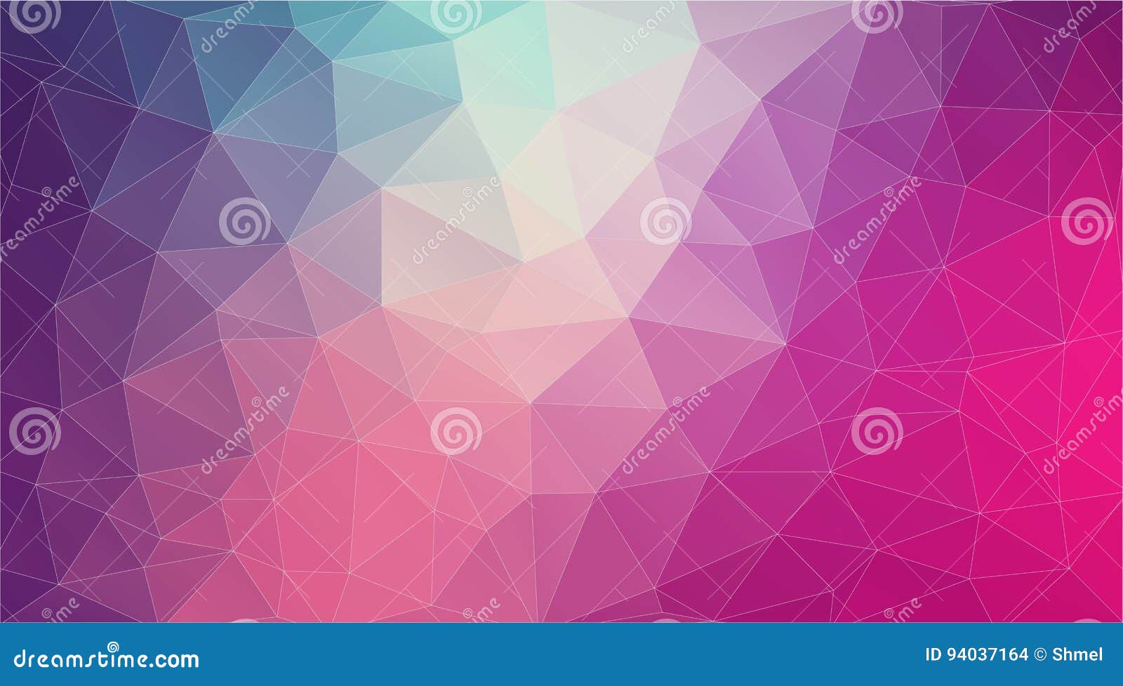 Flat 2D Bright Violet Abstract Triangle Shape Background Stock Vector ...