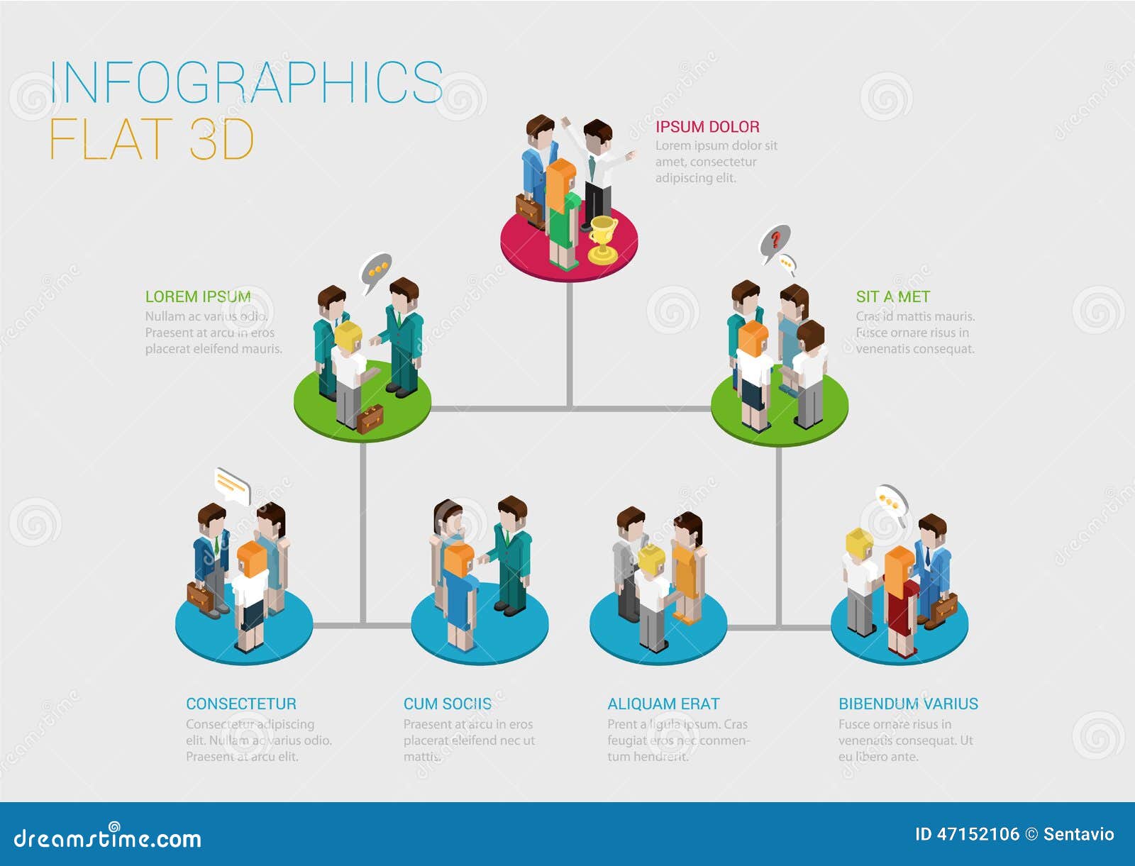 Flat 3d Isometric Web Infographic Organization Chart Concept Stock ... Flat 3d Isometric Web Infographic Organization Chart Concept Stock ...