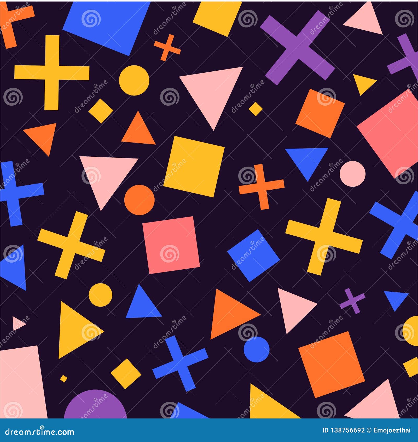 Flat_Design_Backgrounds_09 stock illustration. Illustration of colorful ...