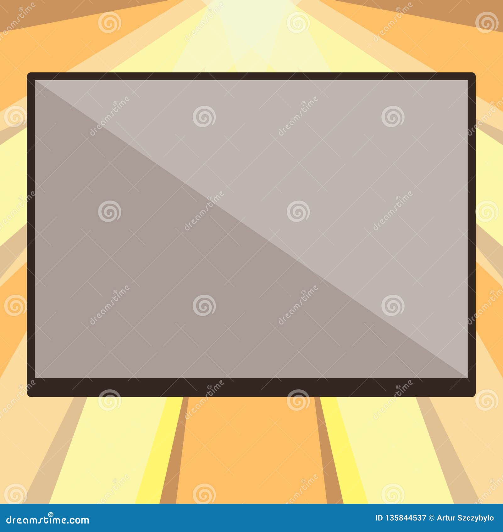 Flat Design Business Vector Illustration Empty Copy Space Text for Ad ...