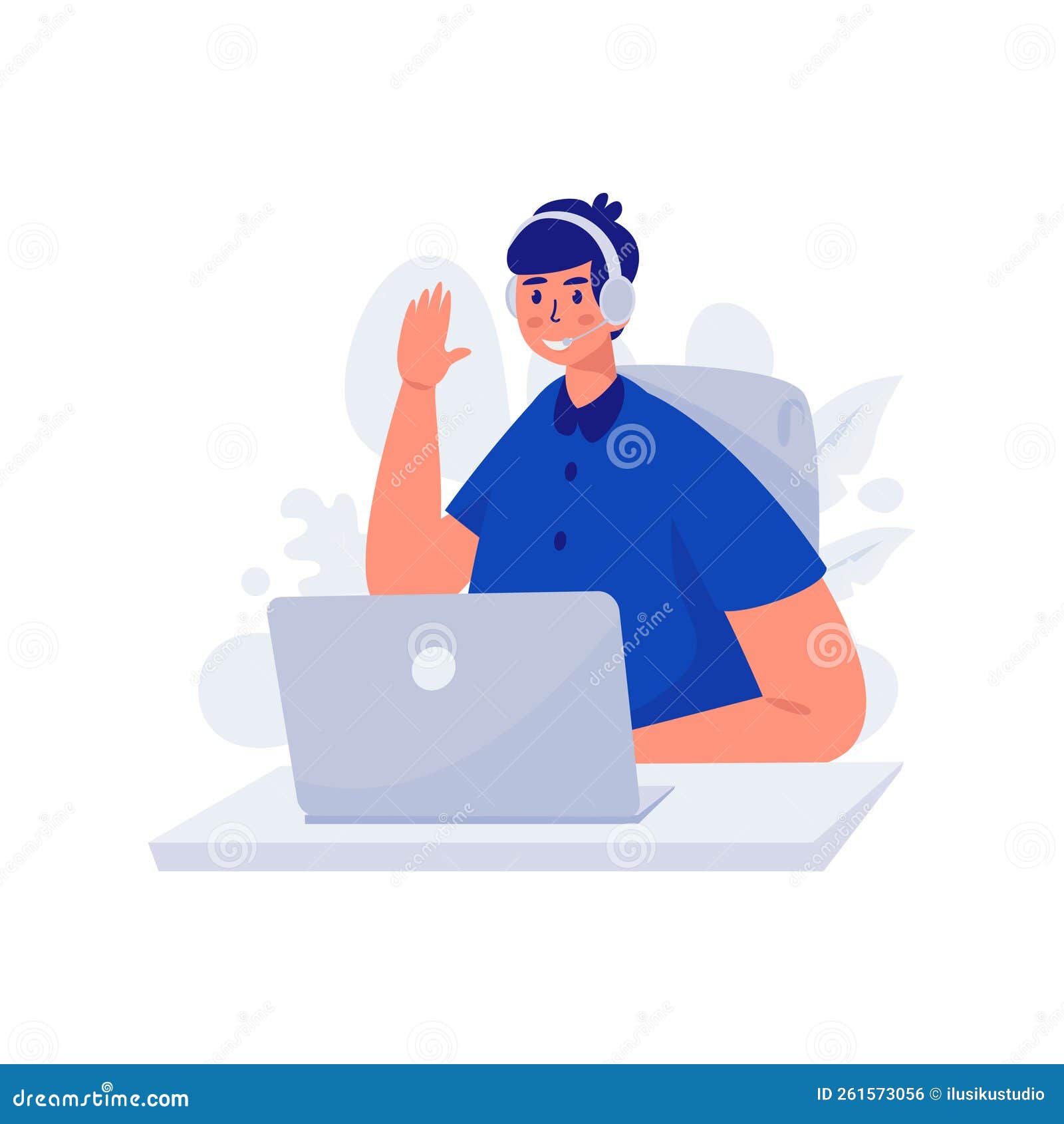 Flat Design Call Center Concept for Contact Us Page Stock Vector ... Flat Design Call Center Concept for Contact Us Page Stock Vector ...