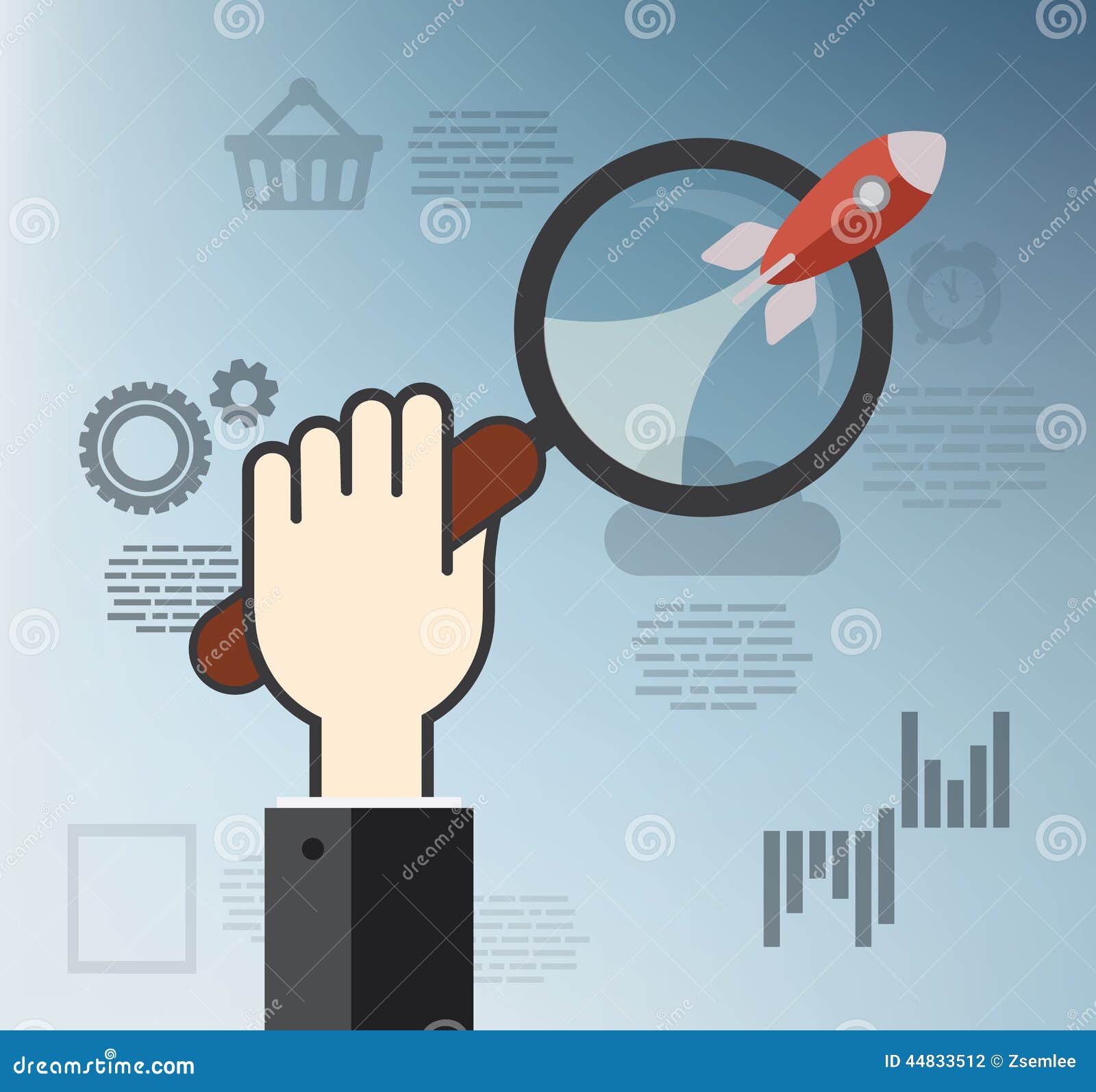 Concepts For Finding The Right People On The Map Cartoon Vector ...