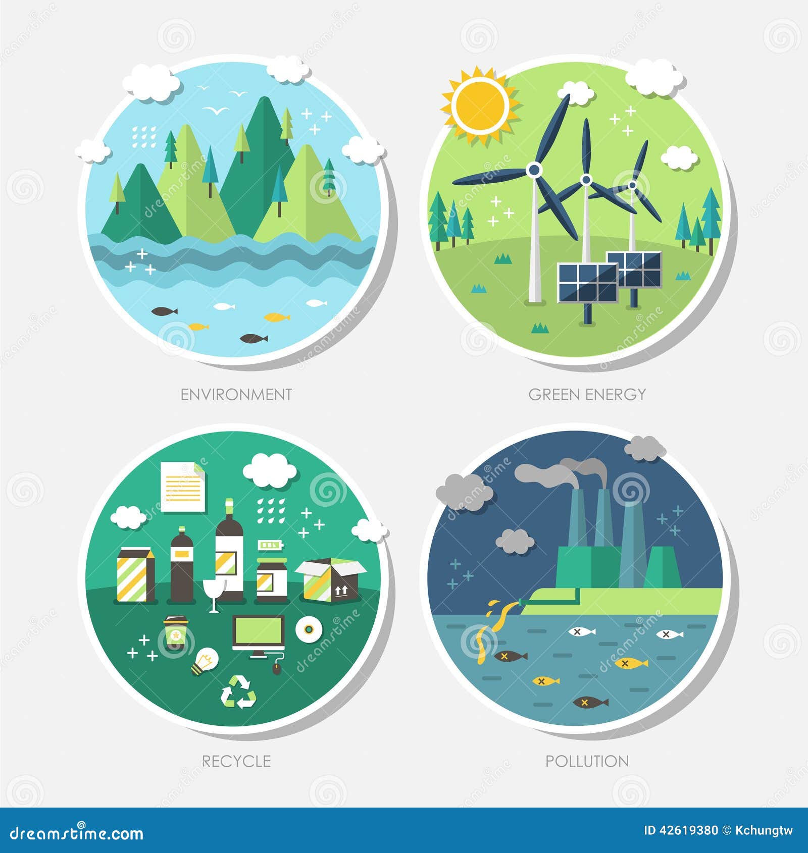 Flat Design Concept Icons of Ecology Stock Vector - Illustration of ... Flat Design Concept Icons of Ecology Stock Vector - Illustration of ...