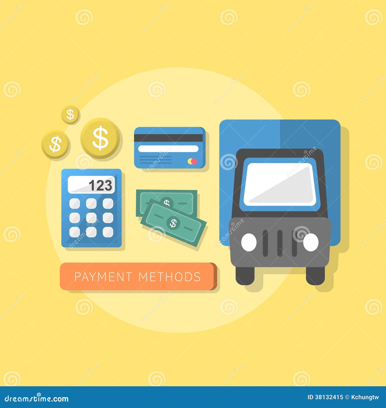 Payment Methods Infographic Presentation Layout Vector Illustration ...