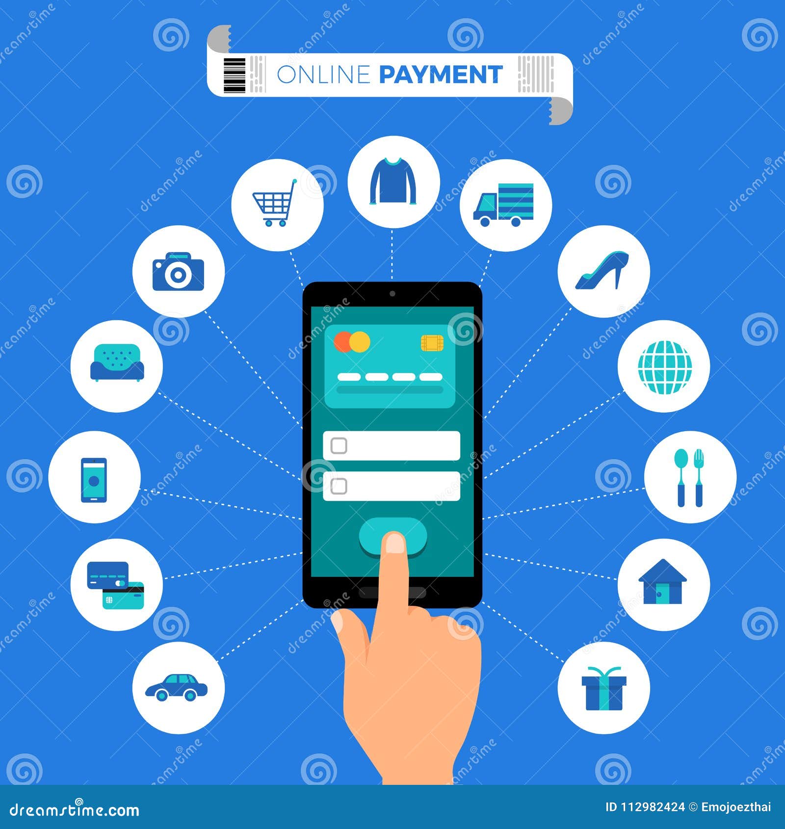 Flat Design Concept Payment. Payment Method and Option or Channel To ... Flat Design Concept Payment. Payment Method and Option or Channel To ...