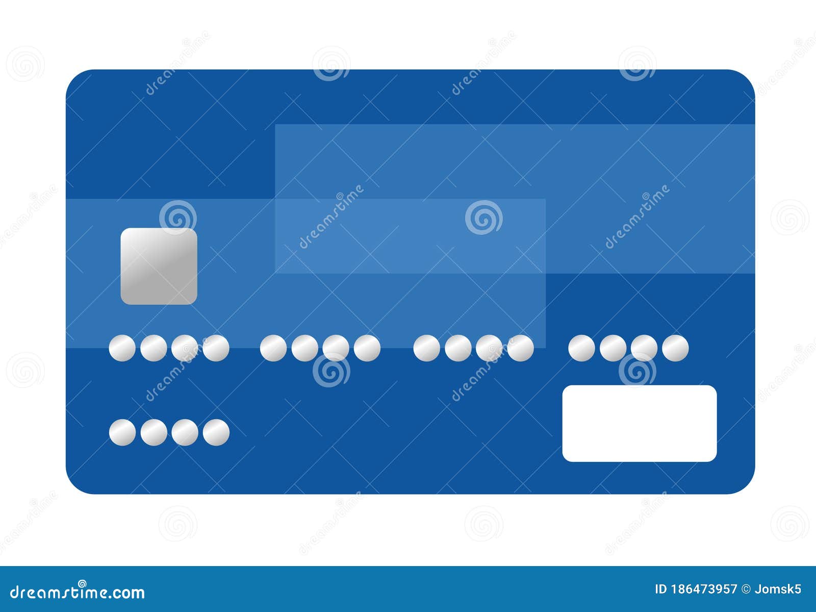 Flat Design Credit Card Isolated Stock Vector - Illustration of cash ...
