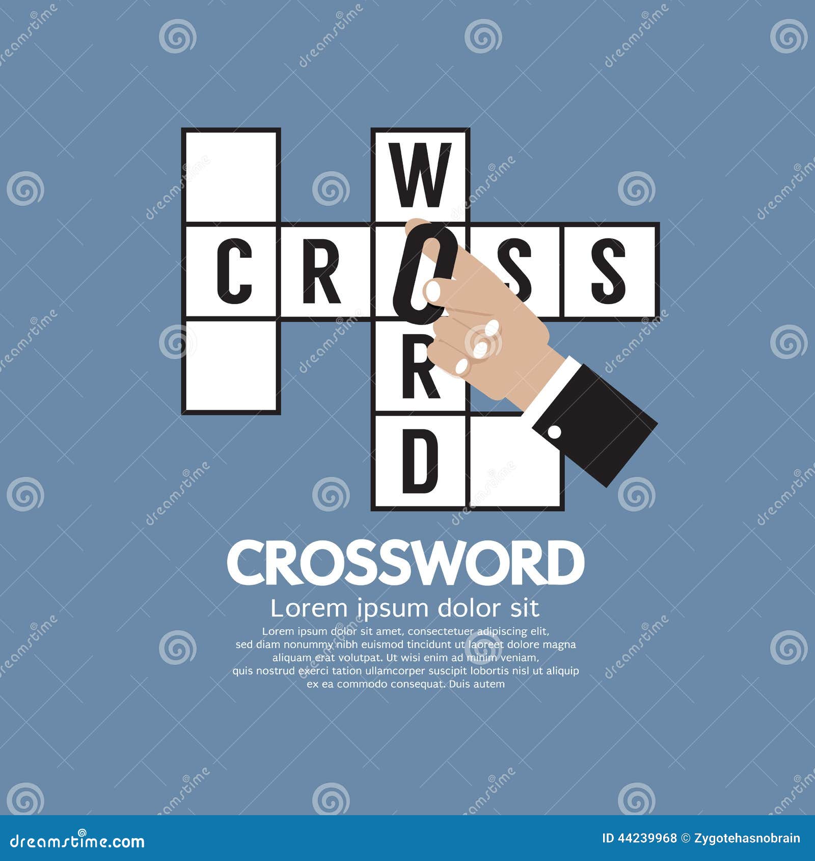 Flat Crossword Puzzle Showing Machine Learning Components As Dice ... Flat Crossword Puzzle Showing Machine Learning Components As Dice ...