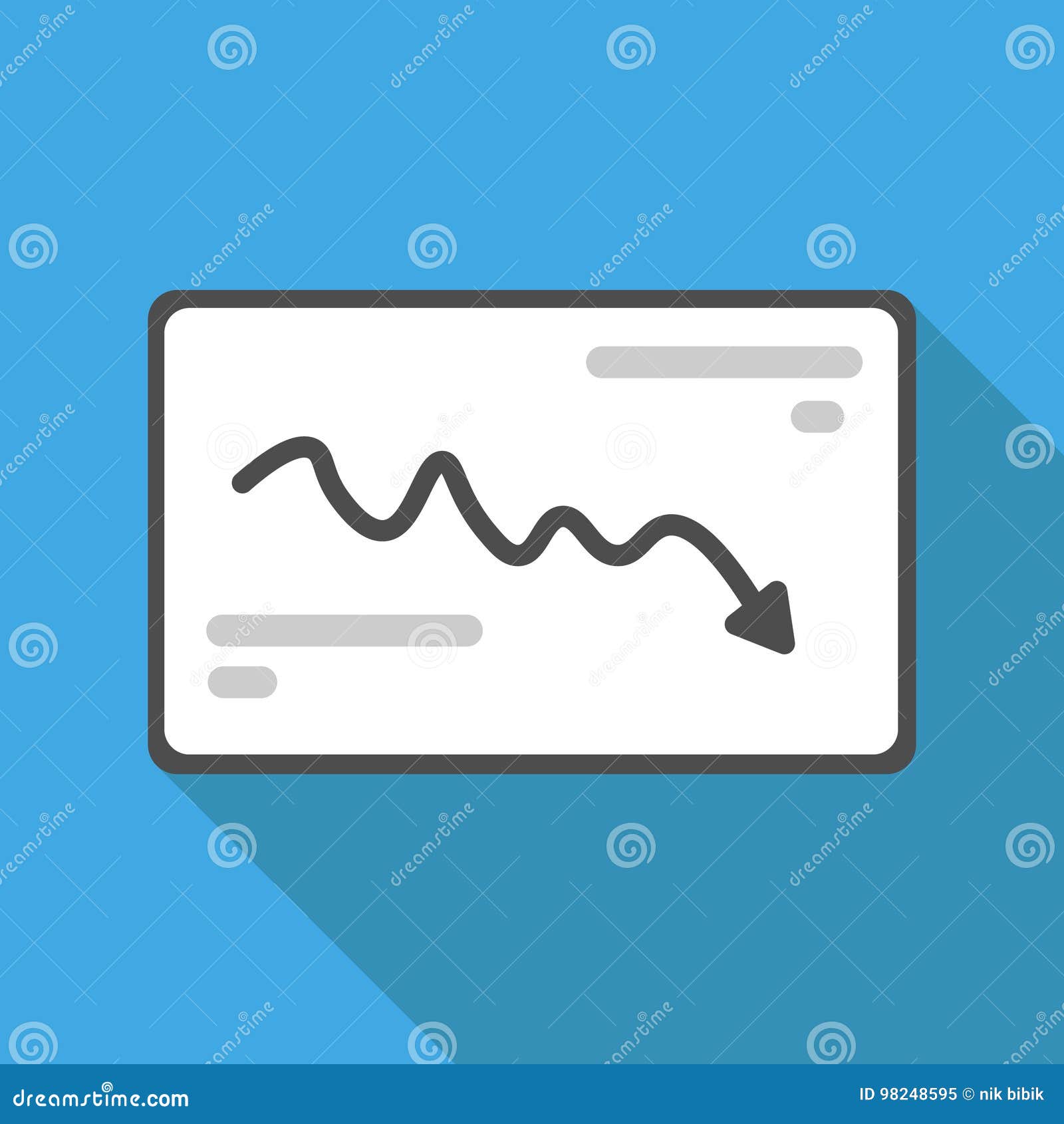 Declining Graph Stock Illustrations – 477 Declining Graph Stock ...