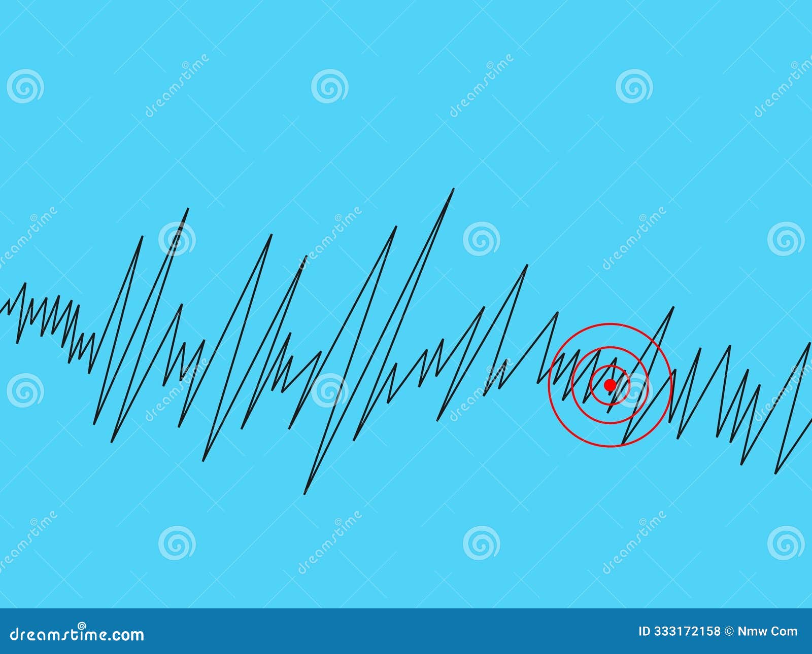 Flat Design Earthquake Vector Illustration Stock Vector - Illustration ...