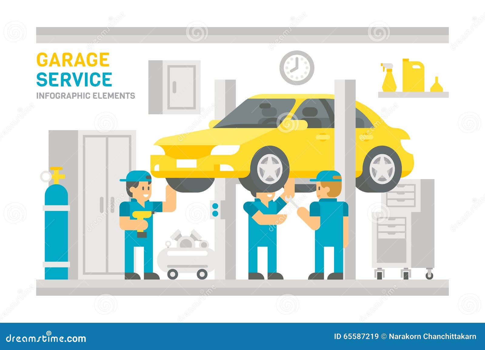 Garage Service Logos Stock Image | CartoonDealer.com #61149697