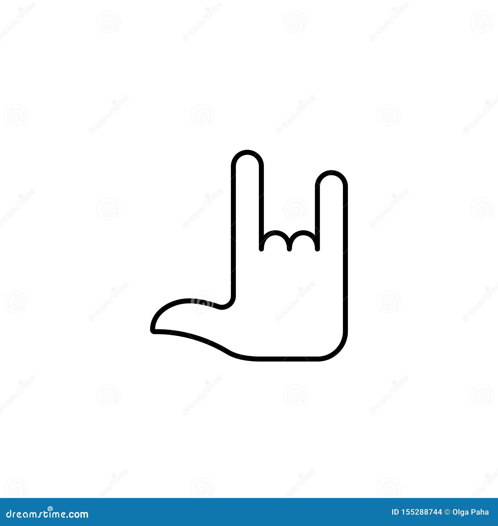 The Symbol Of The Horns Of Odin- The Graphic Is A Symbol Of The Horns ...