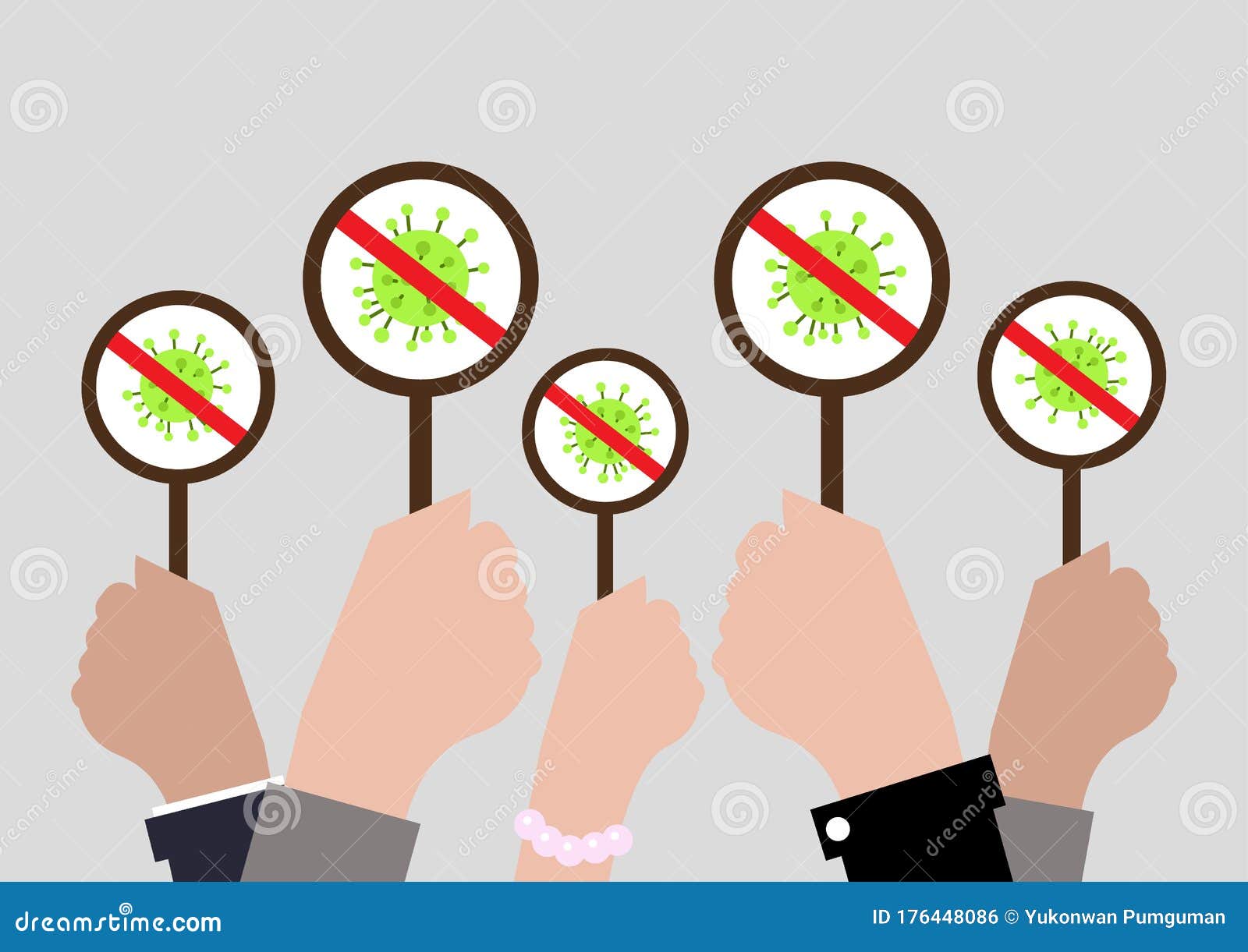 Hand Warning Sign Royalty-Free Stock Photo | CartoonDealer.com #53024769