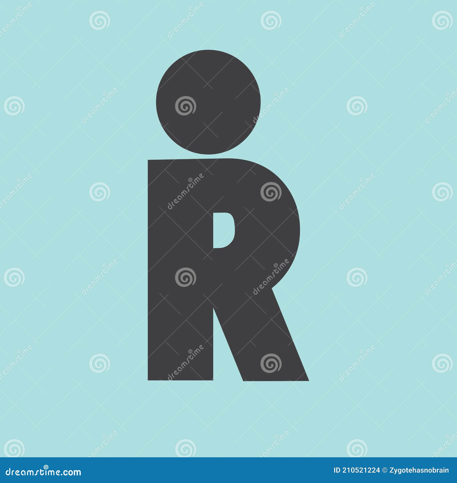 Flat Design Human Icon Black Symbol Vector Stock Vector - Illustration ...