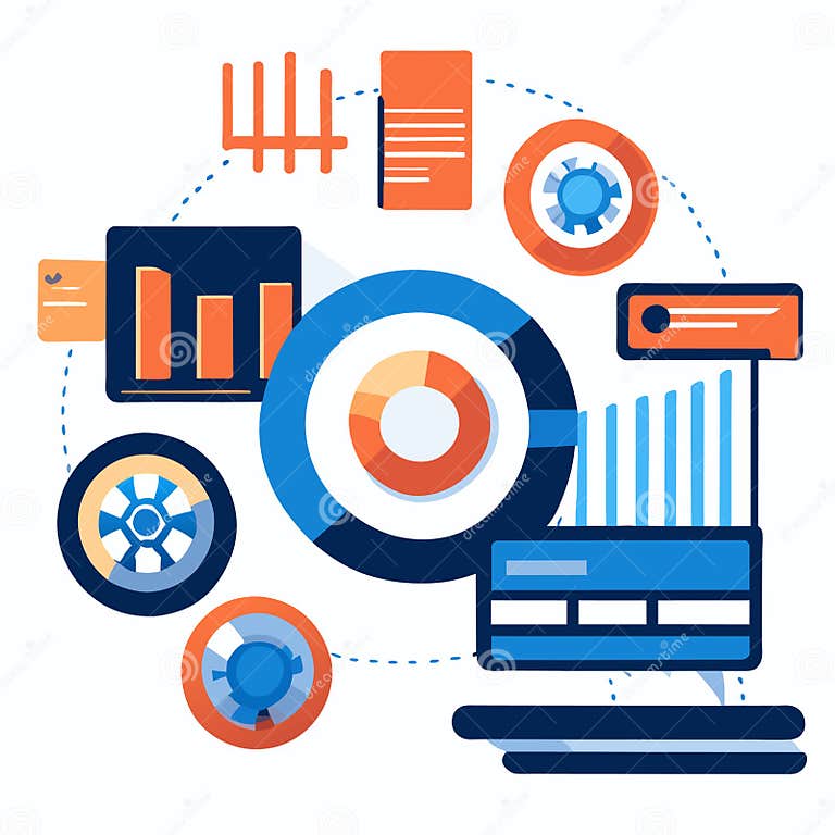 Flat Design Illustration Concept of Software Development, Programming, Coding and Programming ...