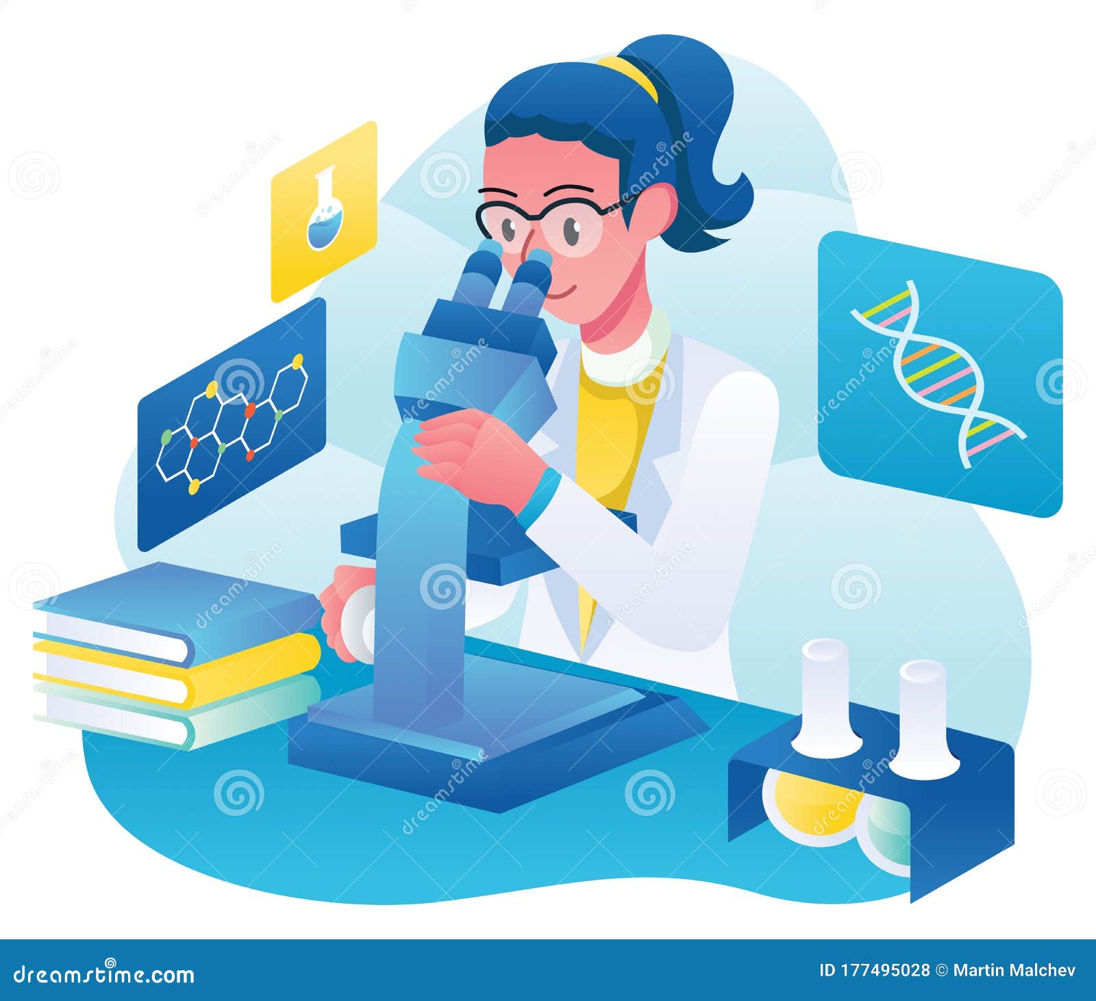 Microbiologist Cartoons, Illustrations & Vector Stock Images - 508 ...