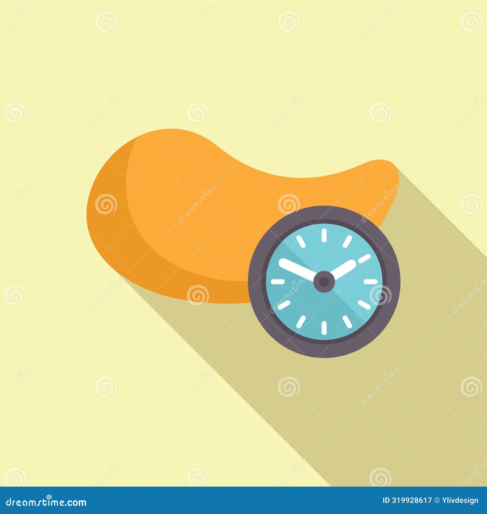 Flat Design Illustration of Mango and Scale Concept Stock Vector ...