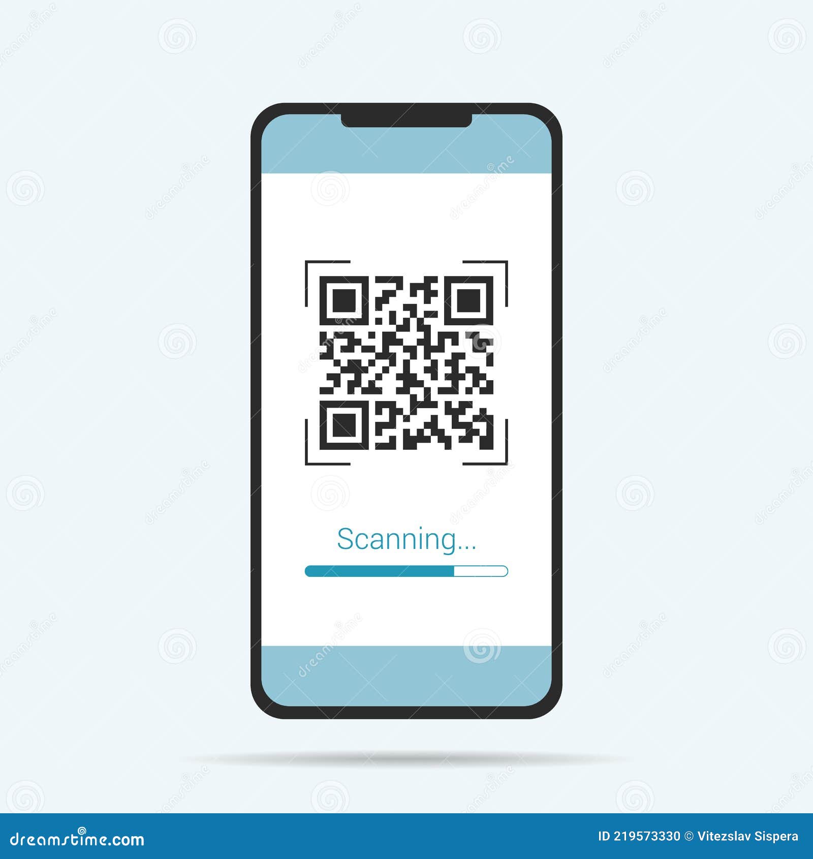 Bar Code Scanner Set. Retail Label Barcode Scan. Reader Laser Scanner ...