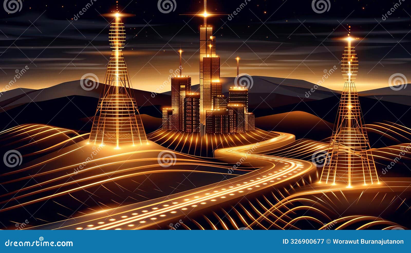 Infographic Depicting Futuristic Wireless Communication Systems ...