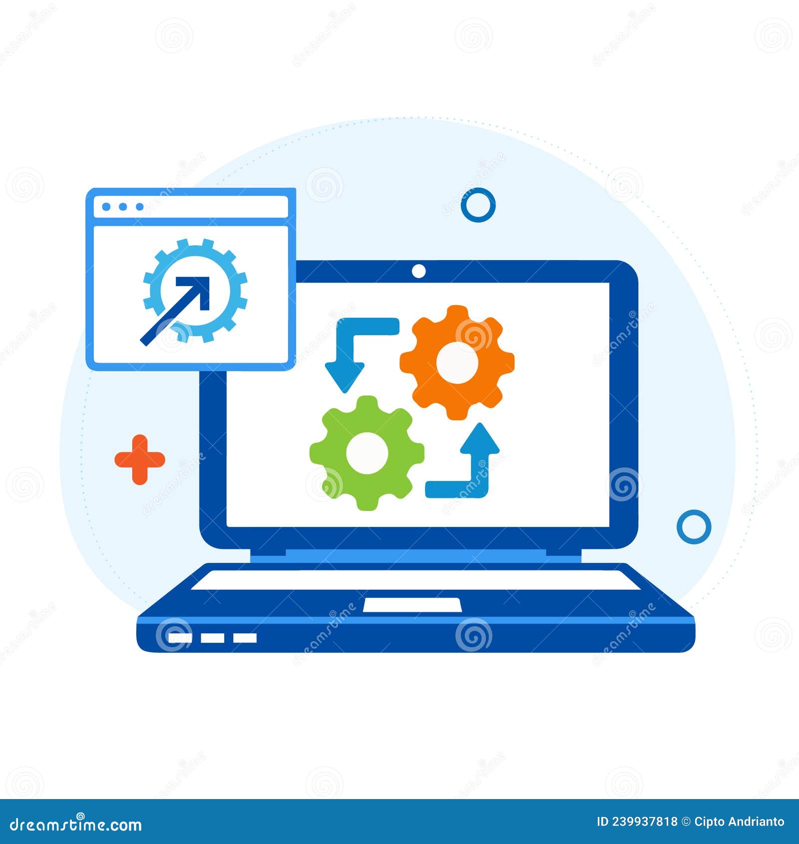 Flat Design Integration System Technology, Vector, Illustration, Eps.10 ... Flat Design Integration System Technology, Vector, Illustration, Eps.10 ...