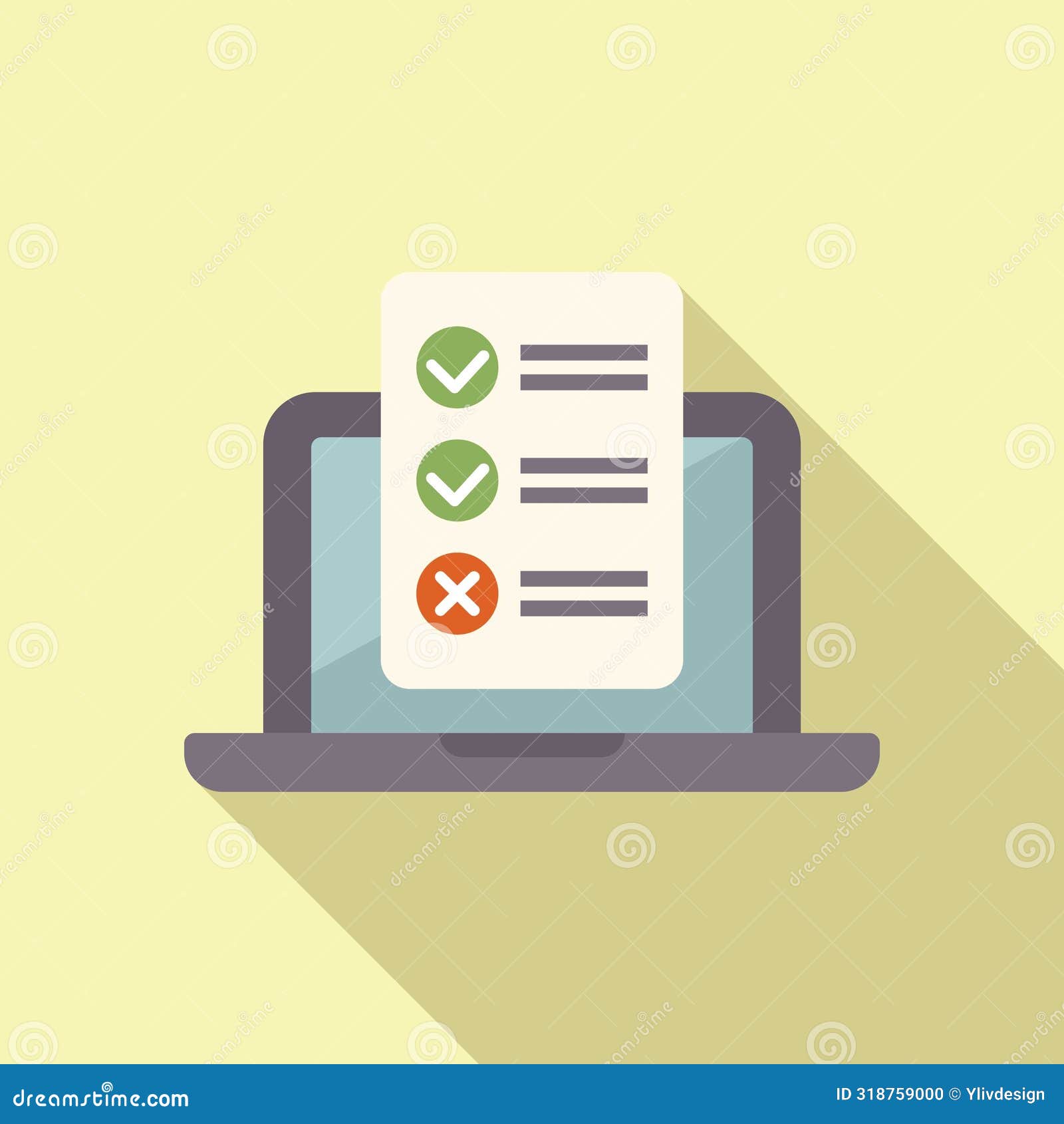 Online Survey Completion Concept Illustration Stock Vector ...