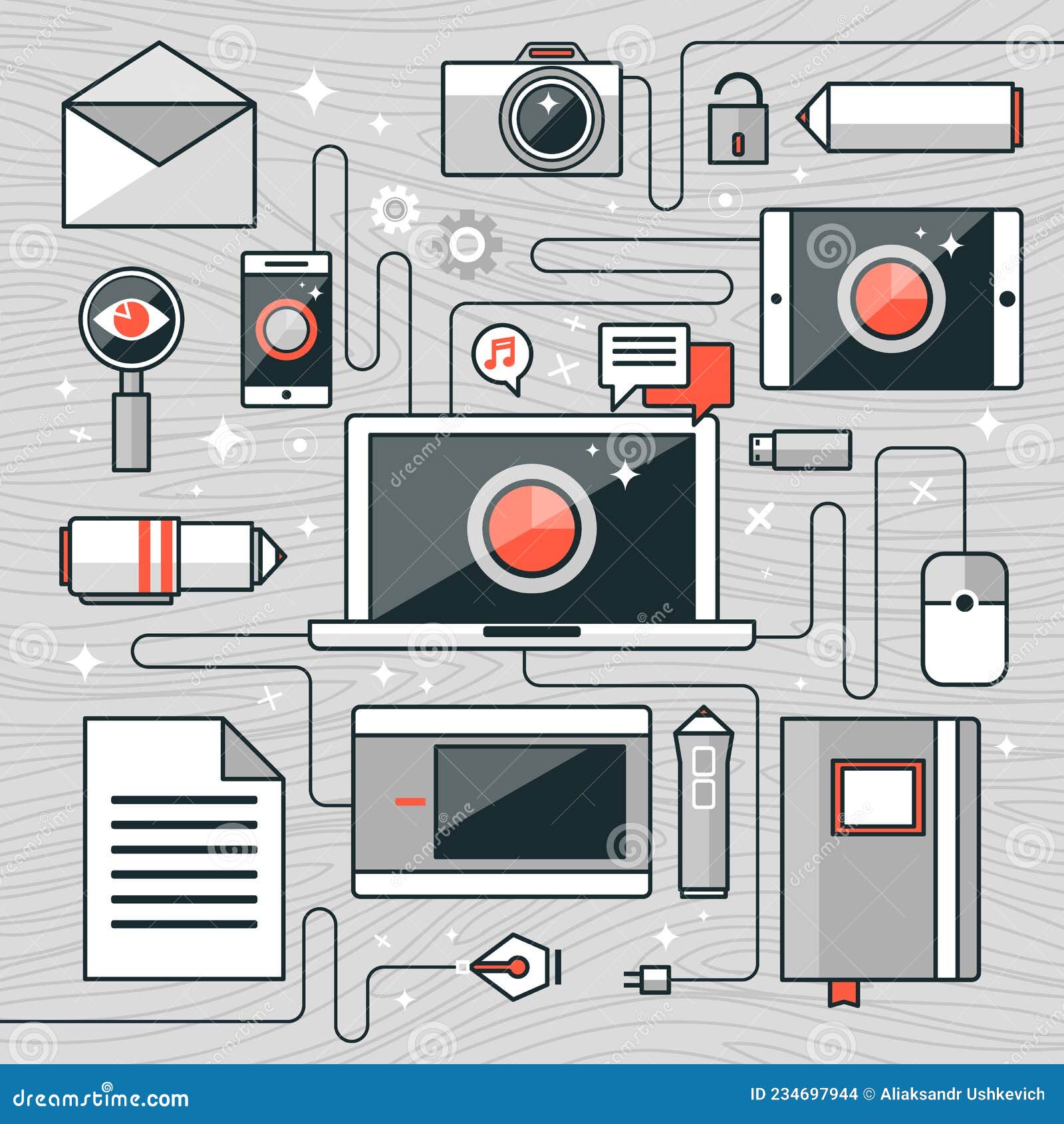 Flat Design Modern Vector Illustration Concept Stock Vector ...