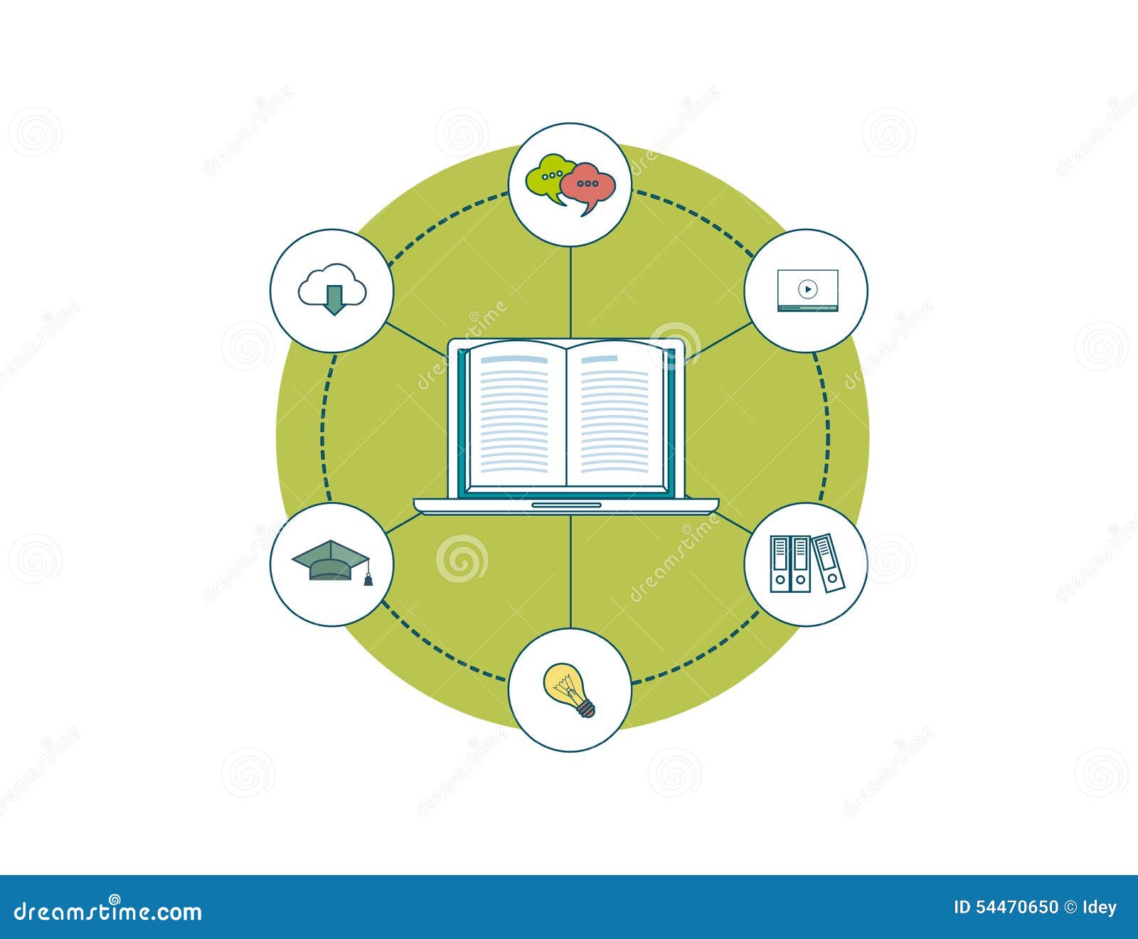 Flat Design Modern Vector Illustration Icons Set Stock Vector ...