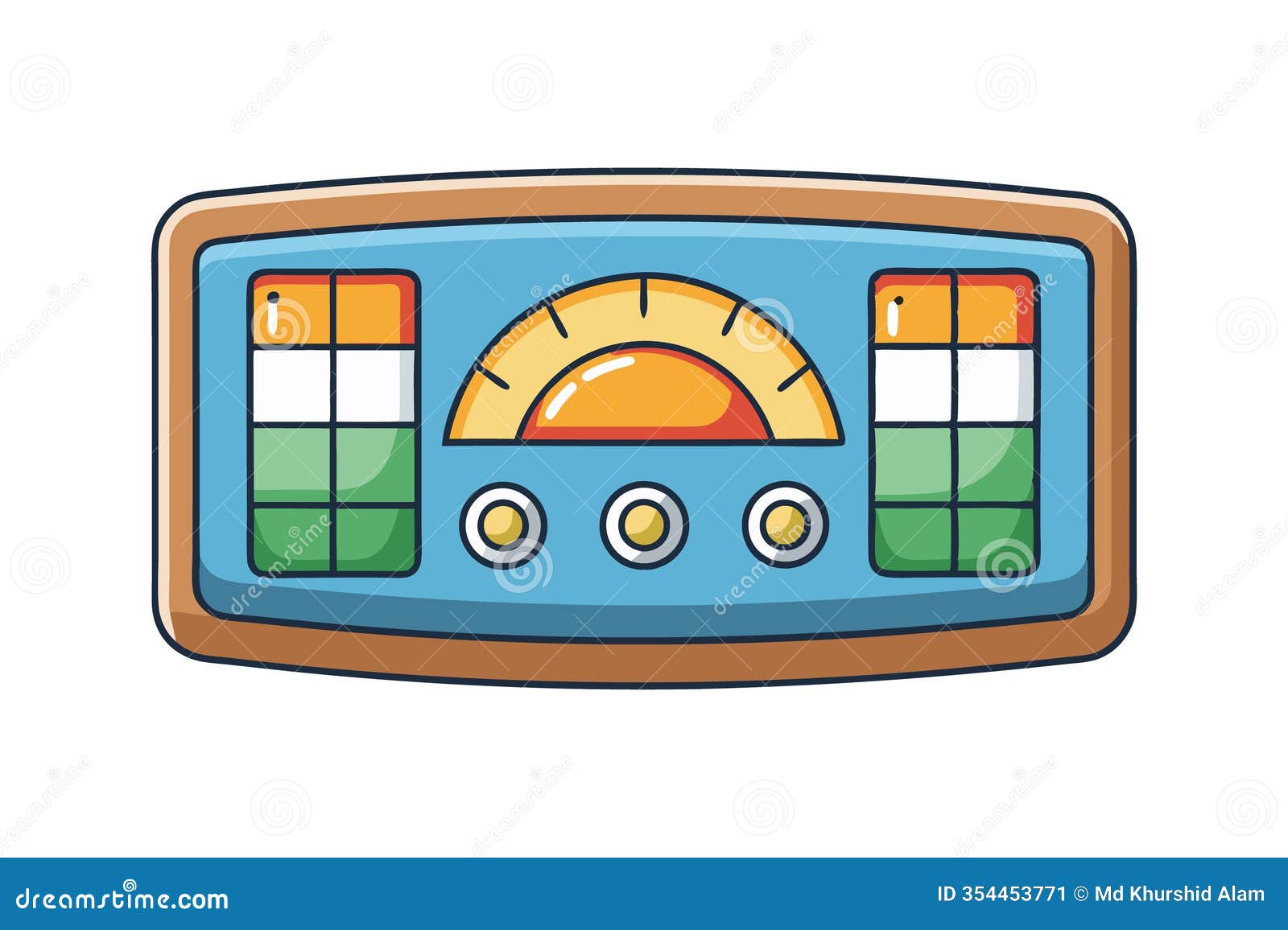 Analog VU Meters Cartoon Vector | CartoonDealer.com #50086115