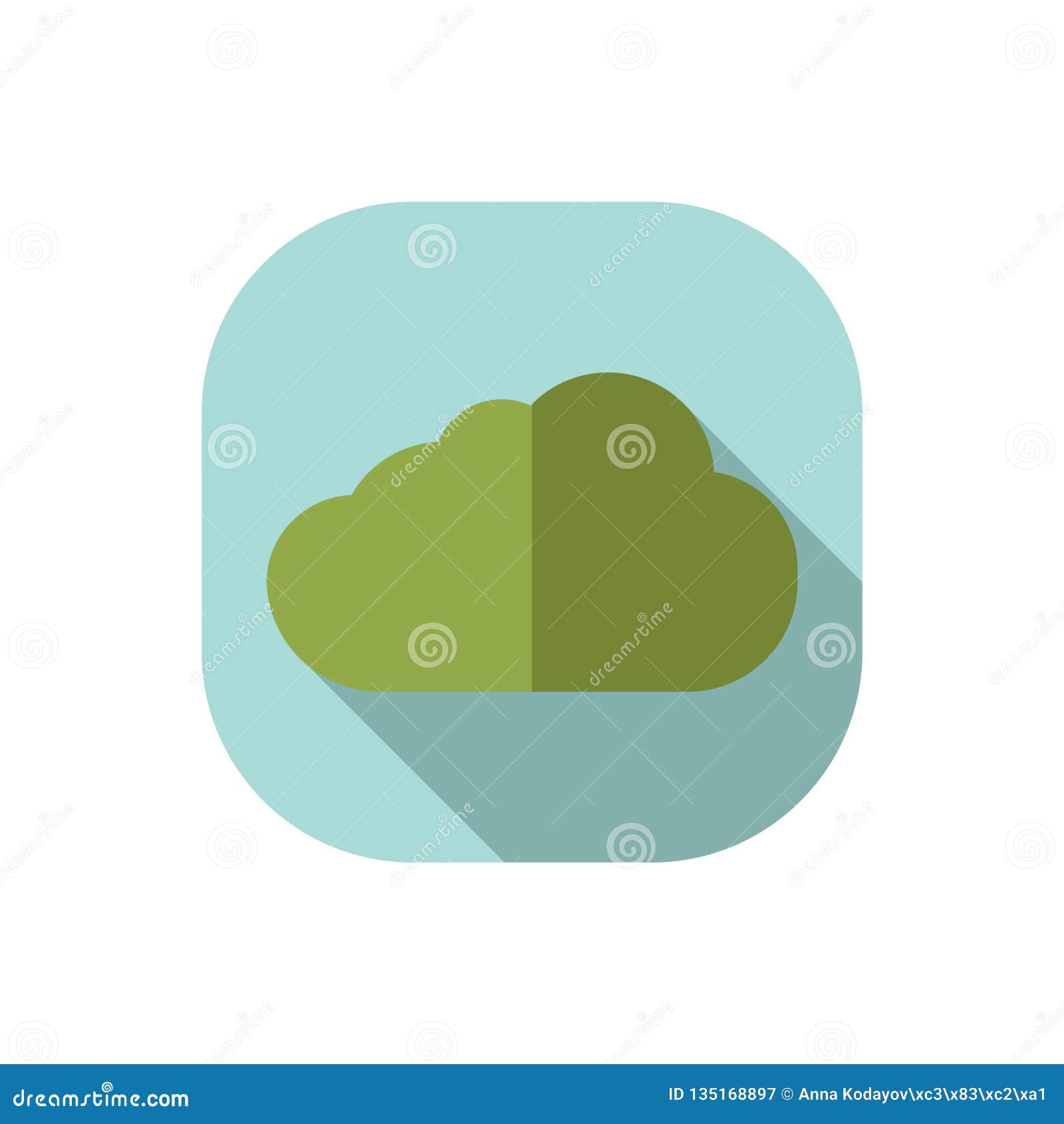 Flat design shrub stock illustration. Illustration of decoration ...