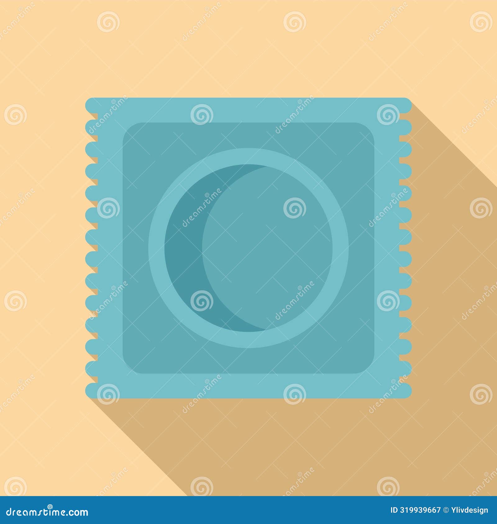 Flat Design Vector Illustration of Camera Lens Stock Vector ...