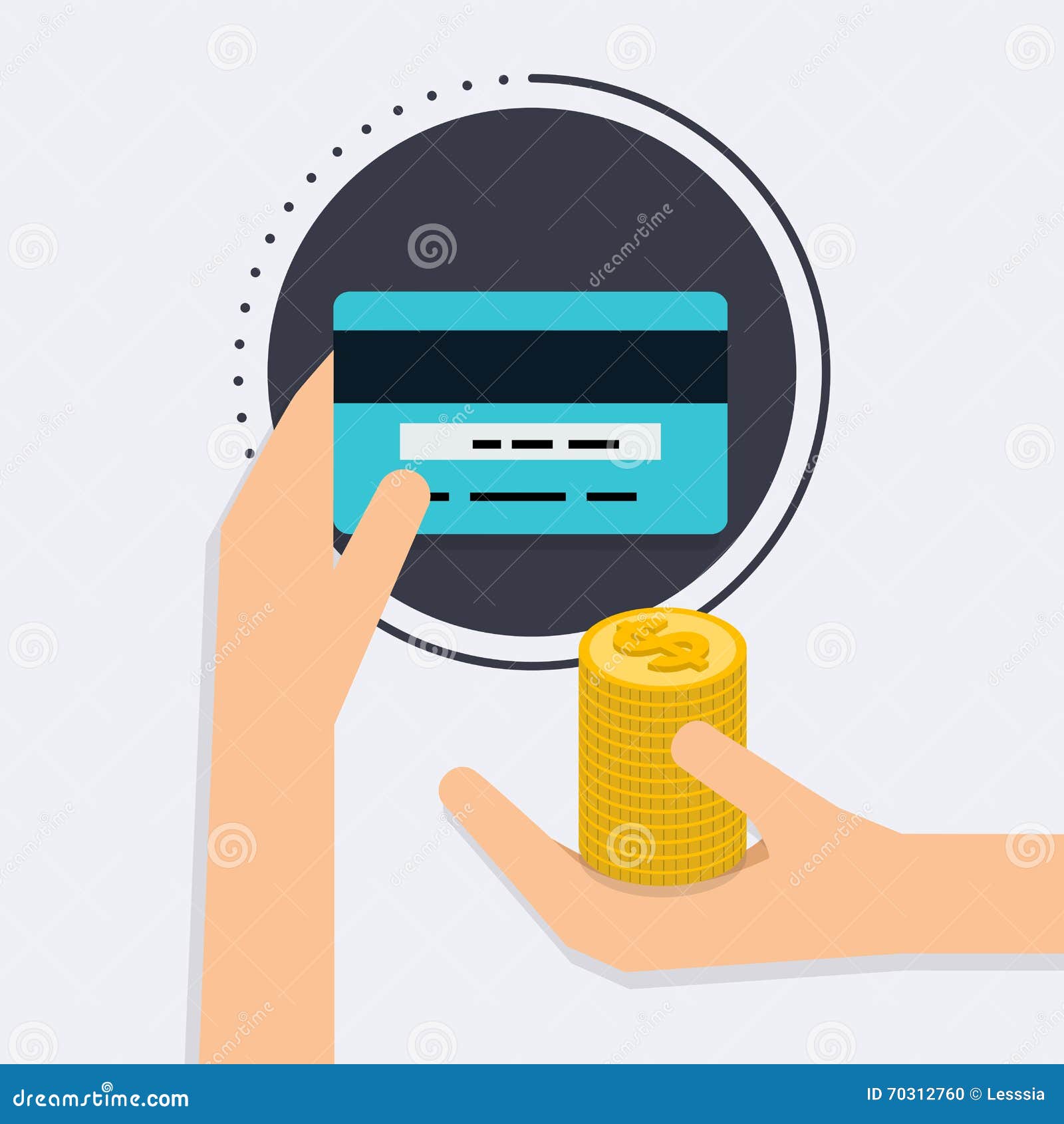 Flat Design Vector Illustration Concepts of Online Payment Method Stock ... Flat Design Vector Illustration Concepts of Online Payment Method Stock ...