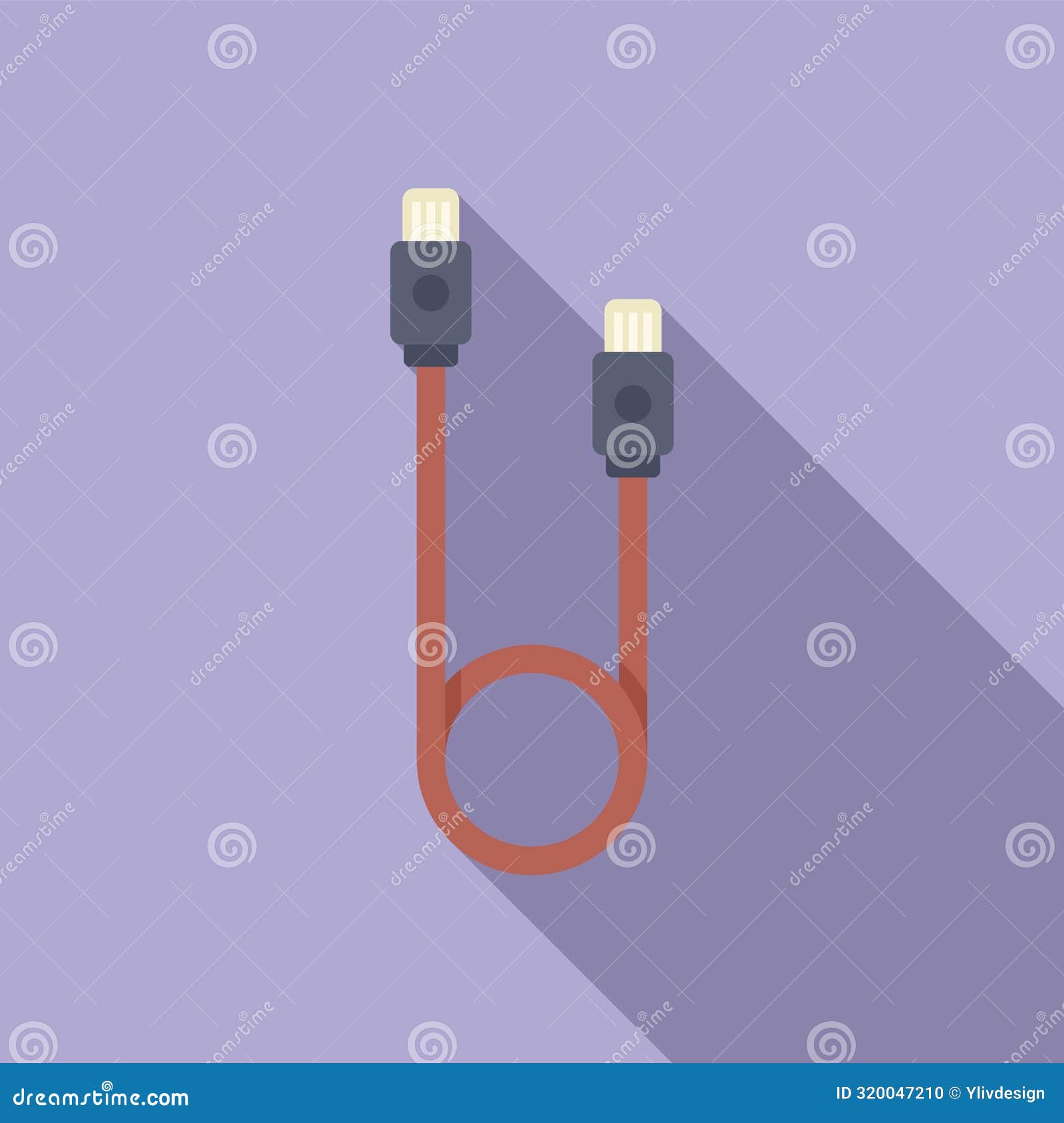 Usb Typec Cable Vector Illustration Stock Vector - Illustration of ...
