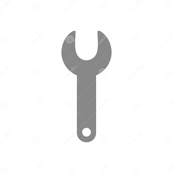 Flat Design Vector of Spanner Stock Vector - Illustration of refit ...