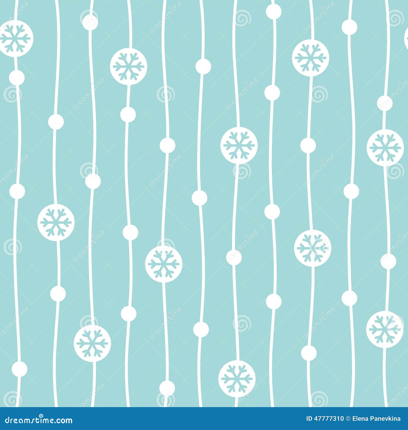 Flat Design Winter Seamless Vector Pattern Stock Vector - Illustration ...