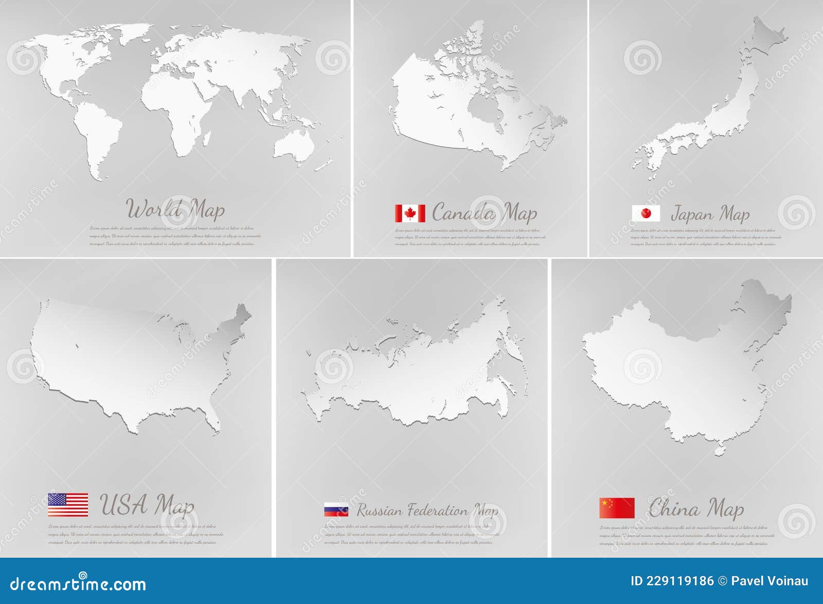 World Map Flat With Countries