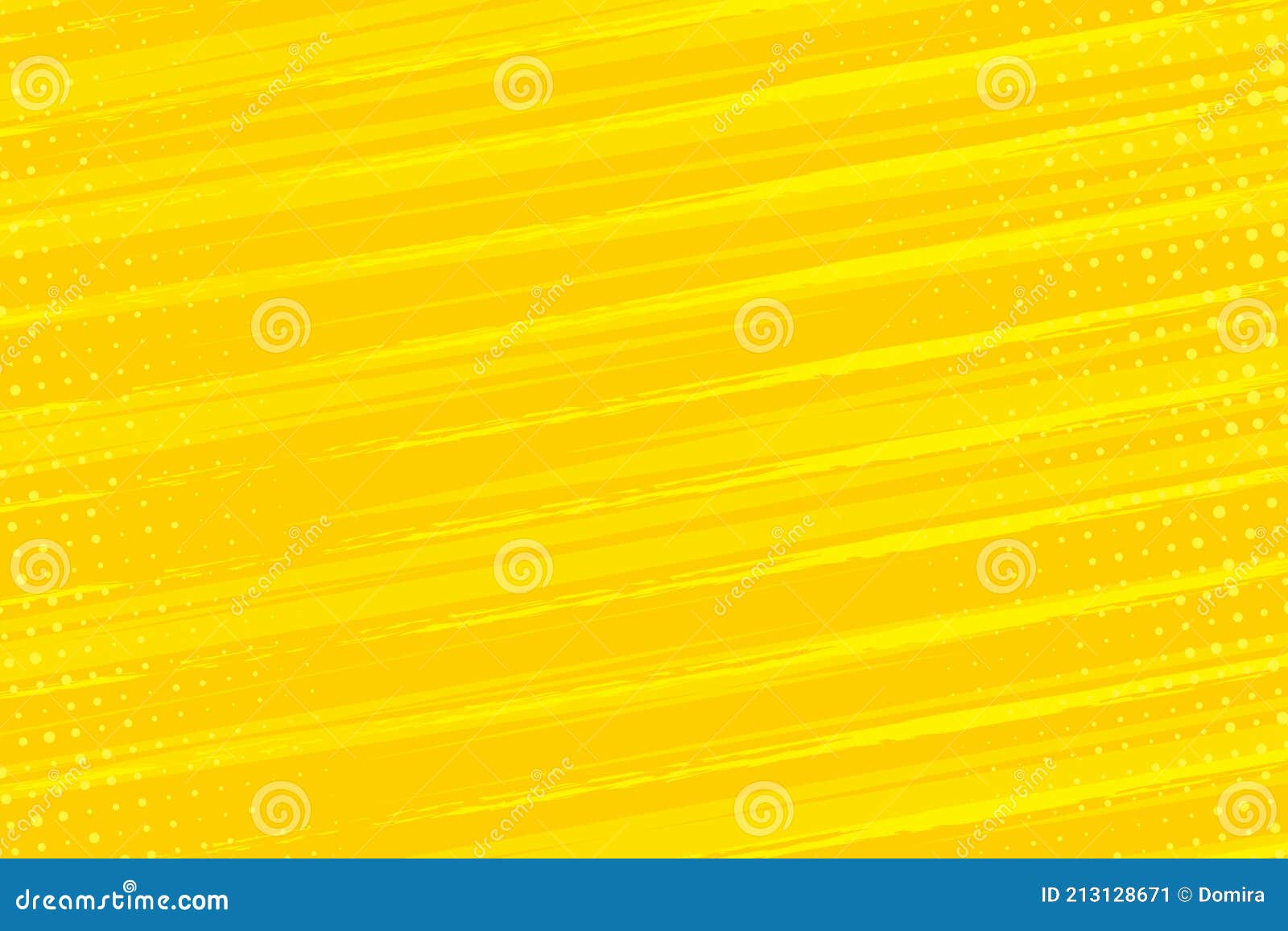 Flat Design Yellow Comics Background with Space for Text. Template for ...