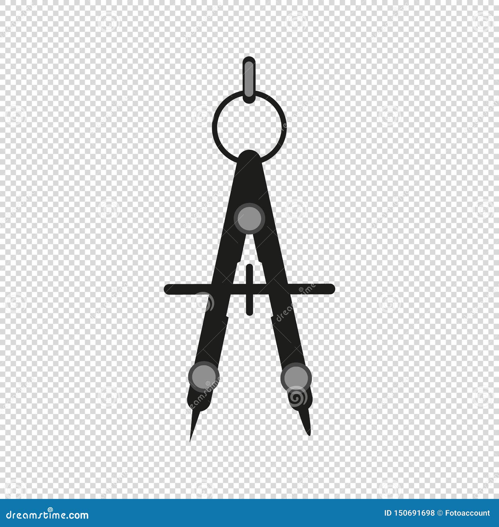 Flat Divider Icon - Vector Illustration - Isolated on Transparent ...