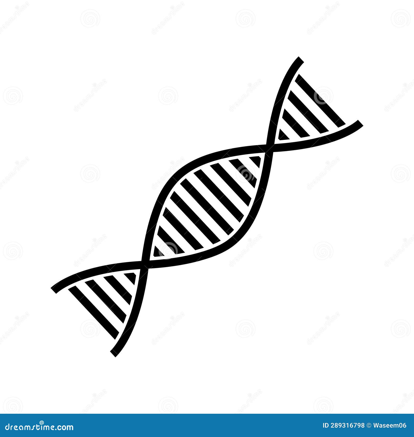 Flat DNA icon vector art stock vector. Illustration of background - 289316798